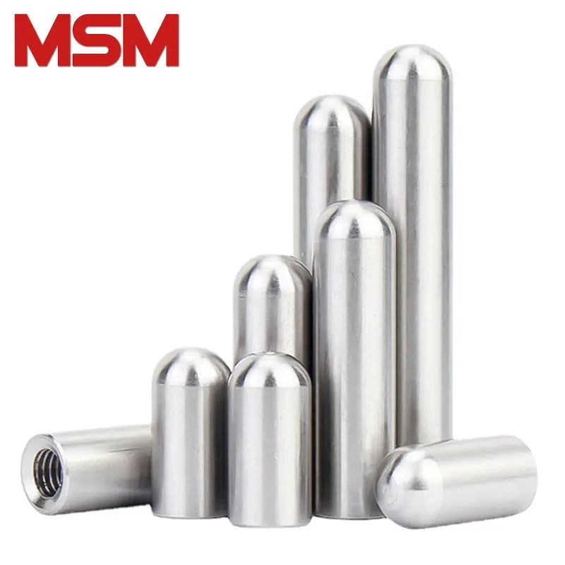 10pcs M3 M4 Round Head Cylindrical Pin with Inner Thread Screw 304 Sta ...