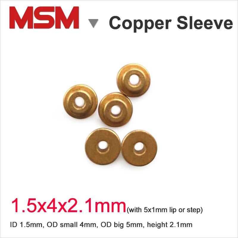 MSM Copper Sleeve 1.5mm Double Deck with Lip Step Sleeve – MSM Store