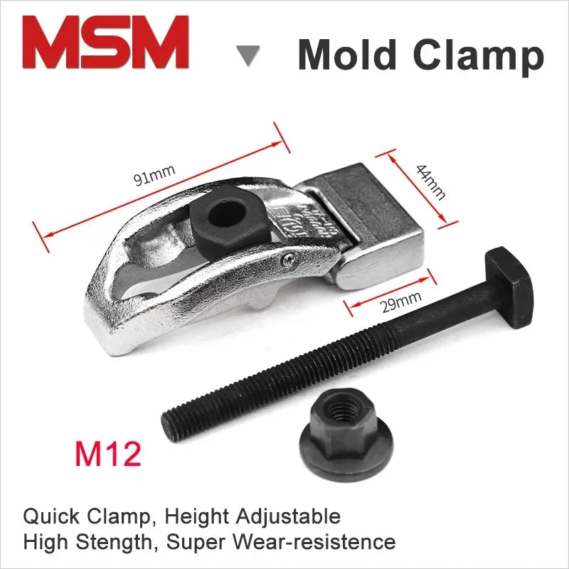 MSM Quick Clamp M12 T-bolt Tool Fixture Plate Machine Press Plate – MSM ...