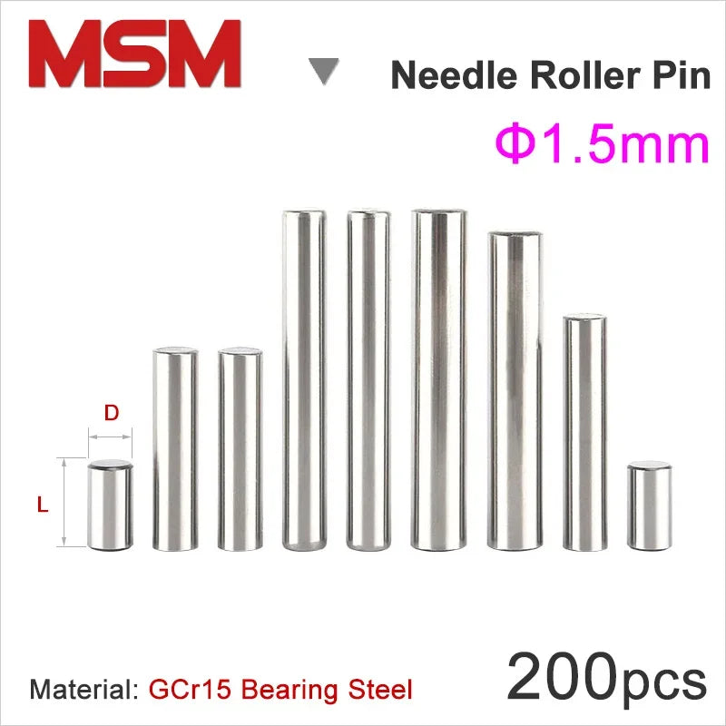 MSM 1.5mm Needle Pins Roller Positioning Dowel Cylindrical Pin – MSM Store