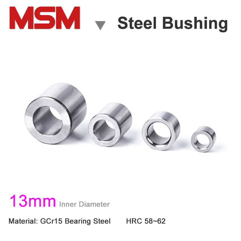 ID 13mm Steel Bushings Shaft Sleeves Guide Sleeve Jig Bushes Spacer ...
