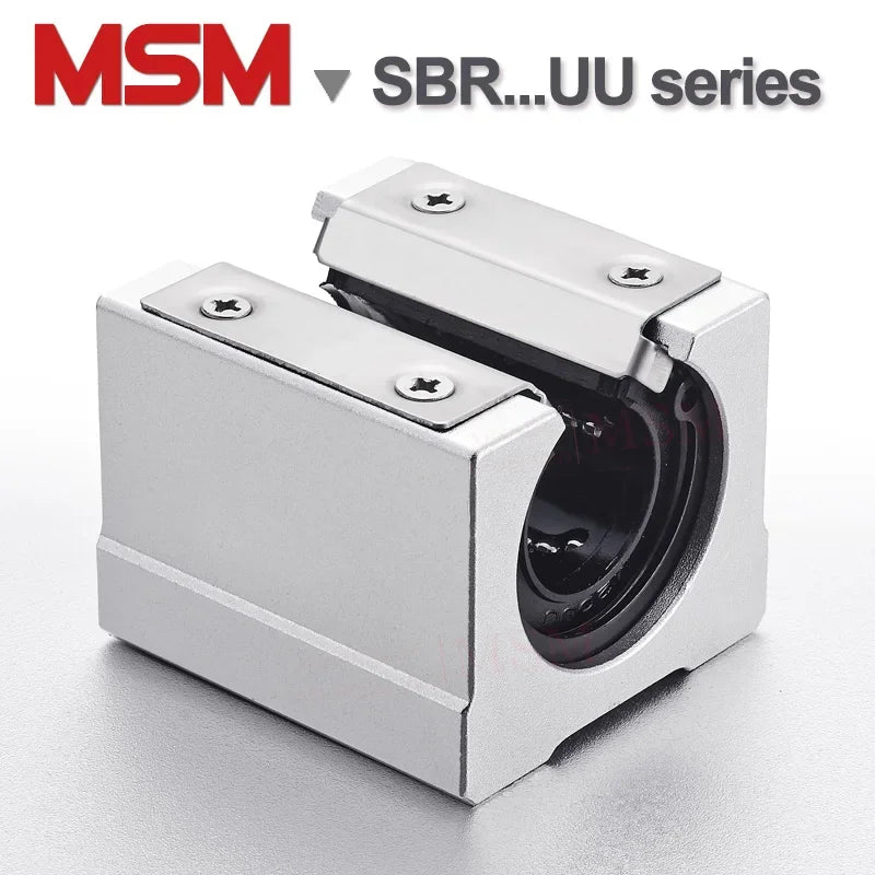 2pcs MSM Linear Bearing Blocks SBR16UU SBR20UU SBR25UU SBR30UU/SME16UU ...