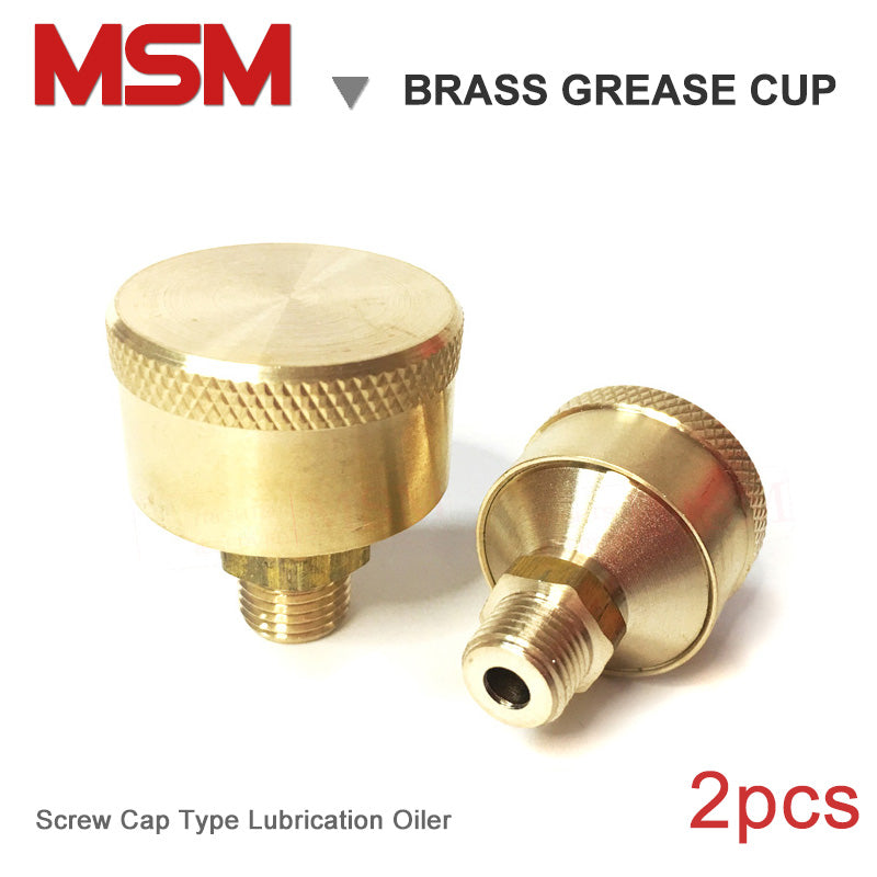 MSM Brass Grease Cup Screw Cap Type Lubrication Oiler – MSM Store