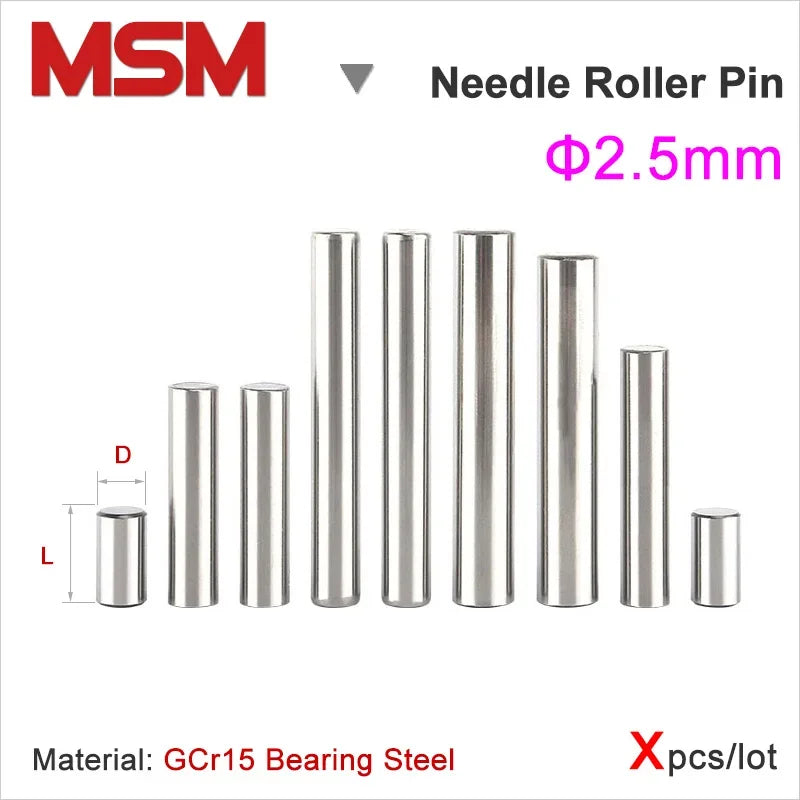 MSM 2.5mm Needle Pins Roller Positioning Dowel Cylindrical Pin – MSM Store