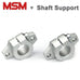 MSM Shaft Support SHF Series Aluminium Holder Rail End Bracket – MSM Store